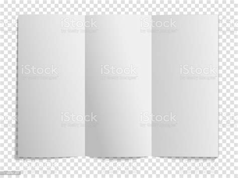 디자인을 위한 흰색 배경에 세 페이지 흰색 소책자 또는 엽서의 벡터 모형 3단 브로슈어에 대한 스톡 벡터 아트 및 기타 이미지 3단 브로슈어 모형 실물 모형 Istock