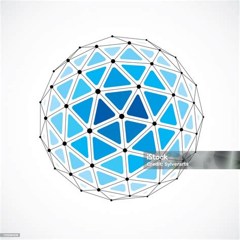 관점 기술 검은 선과 점이 연결 된 모양 다각형 와이어 프레임 개체입니다 통신 기술 테마에 디자인 구조로 사용 하기 위해 흰색 절연 추상 면처리된 요소 공학에 대한 스톡