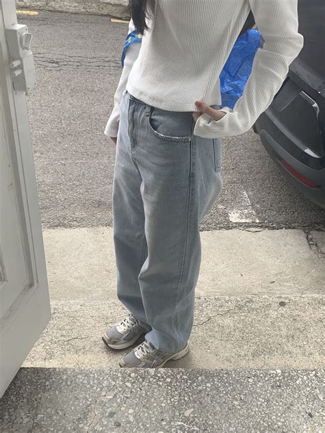 뮤트크레메 기모데님 언틸 연청 Denim Pants 위시버킷