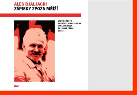 "Записки из-за решетки": В Праге издана книга Алеся Беляцкого по-чешски