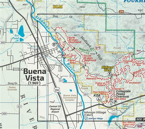 Buena Vista Colorado Map Salida Colorado Maps Historic Maps Census
