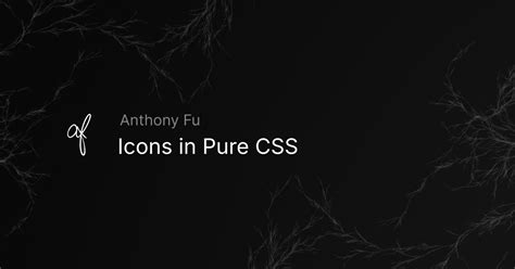 Icons In Pure Css