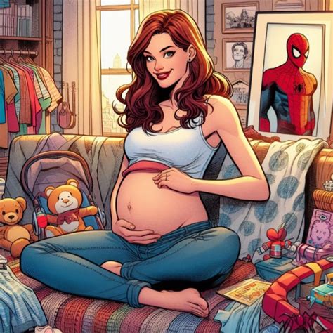 Mary Jane Watson Pregnant Belly By Azrek On Deviantart