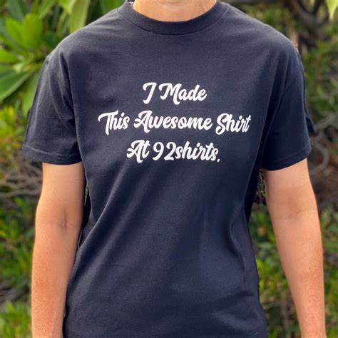 Custom Shirt Personalized T Shirt Cursive Font Text Shirt Custom