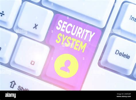 Word Writing Text Security System Business Photo Showcasing System Designed To Detect Intrusion