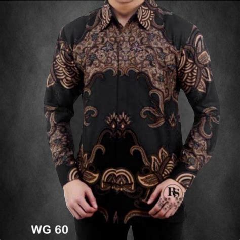 Batik Men Long Sleeve Batik Azmil Hrb026 Motif Keratonan Code 002 Size