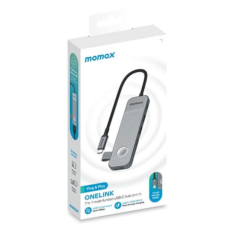 Wholesale Customize Momax Onelink 7 In 1 Multi Port Type C Docking Station Portable Pd 100w Usb