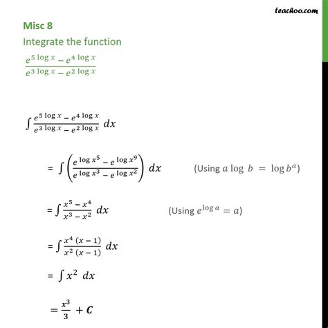 Misc Integrate E Log X E Log X E Log X E Log X Misc Integrate E Log X E Log X E Log X E Log X