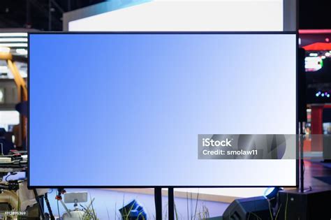 빌보드 배너 디스플레이에 대한 빈 모의 간판 이벤트 컨벤션 전시회 무역 박람회 및 컨퍼런스 홀에서 부스에서 Lcd 스마트 Tv