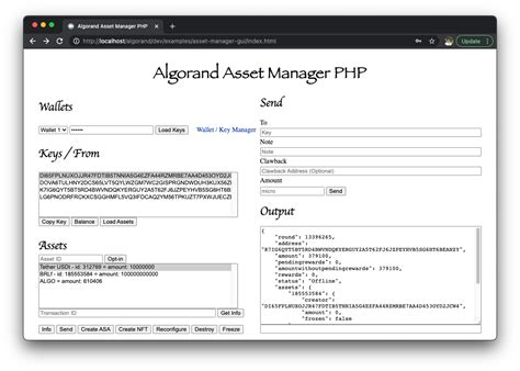 Github Ffsolutionsphp Algorand Sdk A Php Library Sdk For