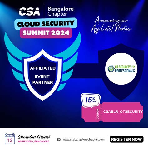 Cloud Security Alliance Bangalore Chapter On Linkedin Cloudsecuritysummit2024 Otsecurity
