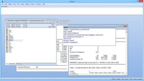 Command Capture In Eviews Youtube