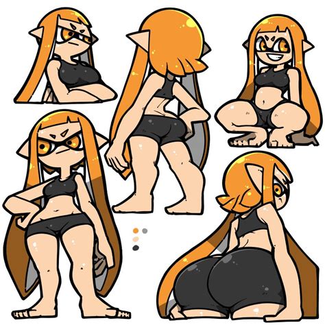 Inkling Player Character And Inkling Girl Splatoon Drawn By Name Omoitukan Danbooru