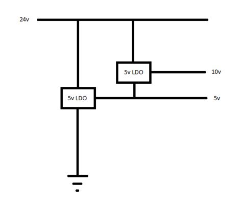Power Supply Cascading Voltage Regs Not Working As Expected