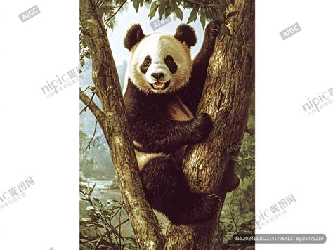 AI创作图大熊猫手绘熊猫 熊猫立体画 塑化熊猫标本 生物塑化大熊猫标本 卡通熊猫动物海报挂画 个性动物熊猫图片设计 电脑画大熊猫 大熊猫油画