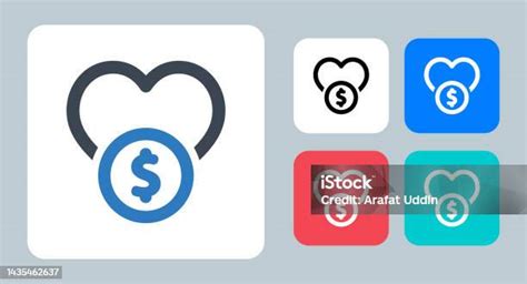 기부 아이콘 벡터 일러스트 레이 션 자선 기부 기부 기금 기부 심장 사랑 돈 달러 구호 보살핌 지원 도움 원조 서명 기호 플랫 아이콘 Charitable Foundation