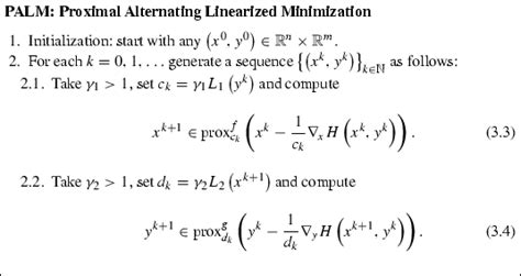 Proximal Alternating Linearized Minimization For Nonconvex And