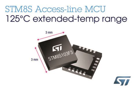 High Operating Temperature MCUs Extend 8 Bit Industrial Line