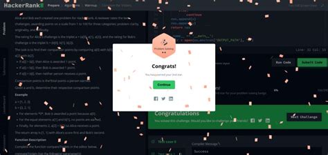 Just Earned My 2nd Star On The Problem Solving Badge On Hackerrank