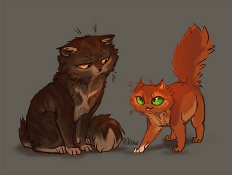 Squirrelpaw And Brambleclaw By Graypillow Warrior Cats Books Warrior