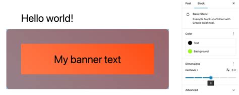 Adding Options To Custom Blocks With Block Supports Block Creator 02