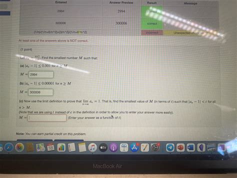 Sequence And Limit Question R Askmath