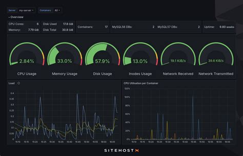 Cloud Container Metrics New Dashboard Launched Sitehost