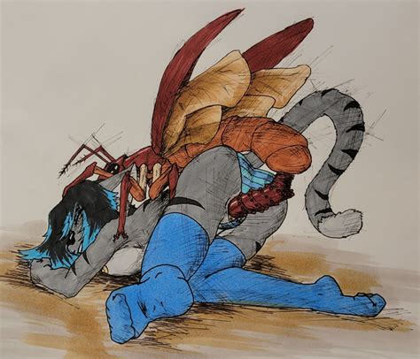 Rule 34 Anthro Bengal Cat Blue Black Hair Blue Eyes Blue Hair Blue Panties Bug Bumpy Penis