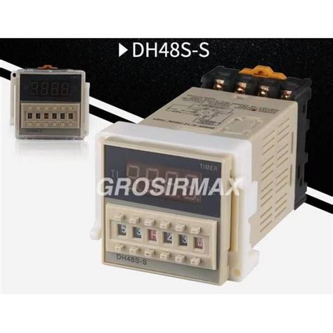 Jual DH S S Digital Twin Counter Digital Timer Delay Timer Relay AC V Shopee Indonesia