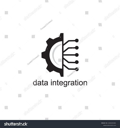 Data Integration Icon Connection Icon Stock Vector Royalty Free 2264205461 Shutterstock