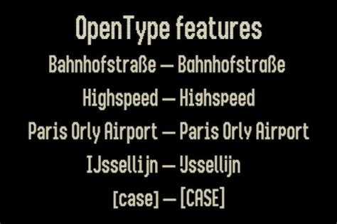 Bus Matrix Font Bus Matrix Font