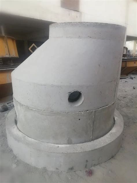 Round Rcc Precast Concrete Manhole Chamber For Underground Drainage And