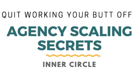 Jeff Miller Agency Scaling Secrets 3 0 Ebizcourses