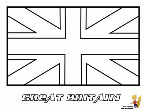 England Flag Coloring Page Coloring Home