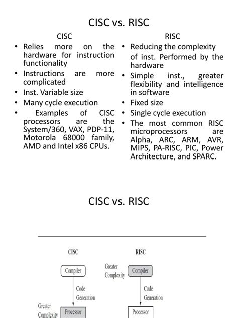 Cisc Vs Risc Pdf Arm Architecture Central Processing Unit