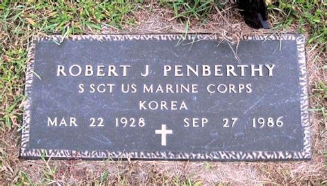Robert J Penberthy 1928 1986 Find A Grave Memorial