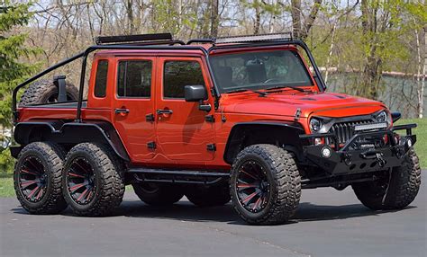 Hellcat Powered Jeep Wrangler Rubicon 6x6 Pickup Heads To 57 Off