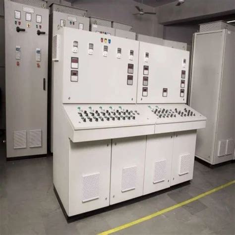 Three Phase V Electric PLC Control Desk Panel For Industrial Upto Amps At Rs