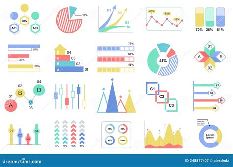 Set Of Infographic Elements Data Visualization Vector Design Template