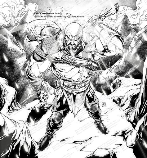 Kratos Commission By Inkartluis On Deviantart
