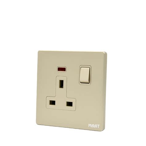 Single Switch Socket With Indicator MAAT