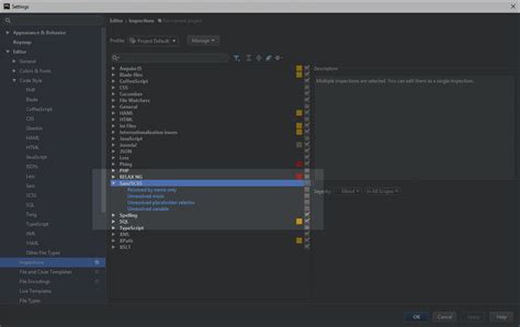 How Do I Disable Scss Code Validation Ides Support Intellij Platform Jetbrains