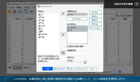 初級編d 決定木分析 Spssオンライン講座 Statsguild Inc