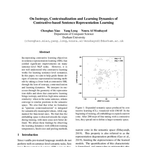 On Isotropy Contextualization And Learning Dynamics Of Contrastive