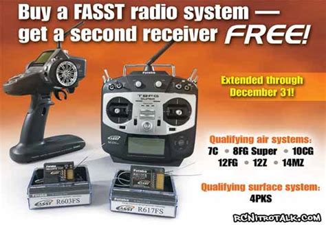 Buy A Futaba FASST Radio System Get A Second Receiver Free