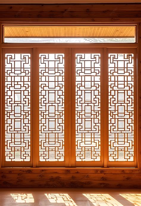 한국 전통 한옥의 나무 창틀 배경 배경 화면 및 일러스트 무료 다운로드 Pngtree