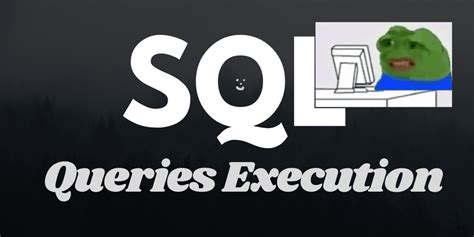 Sql Query Execution Order Dev Community