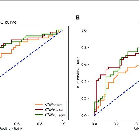Rocs Of 3d Cnn Models For The Prediction Of Pfs In The Validation