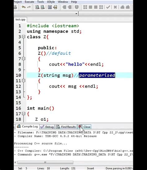 What Is Default And Parameterised Constructor In C Ytshorts Shortsviral Shorts Youtube