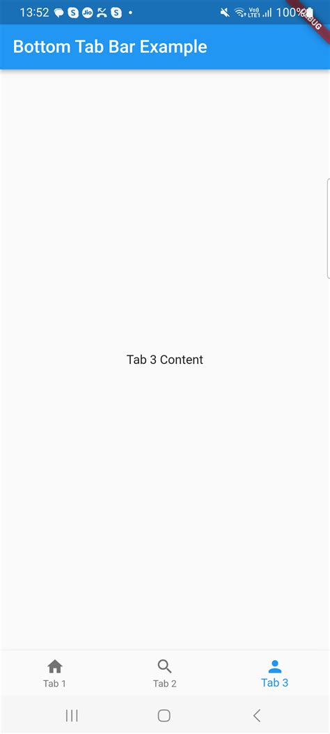 Bottom Tab Bar In Flutter Tech Android Network